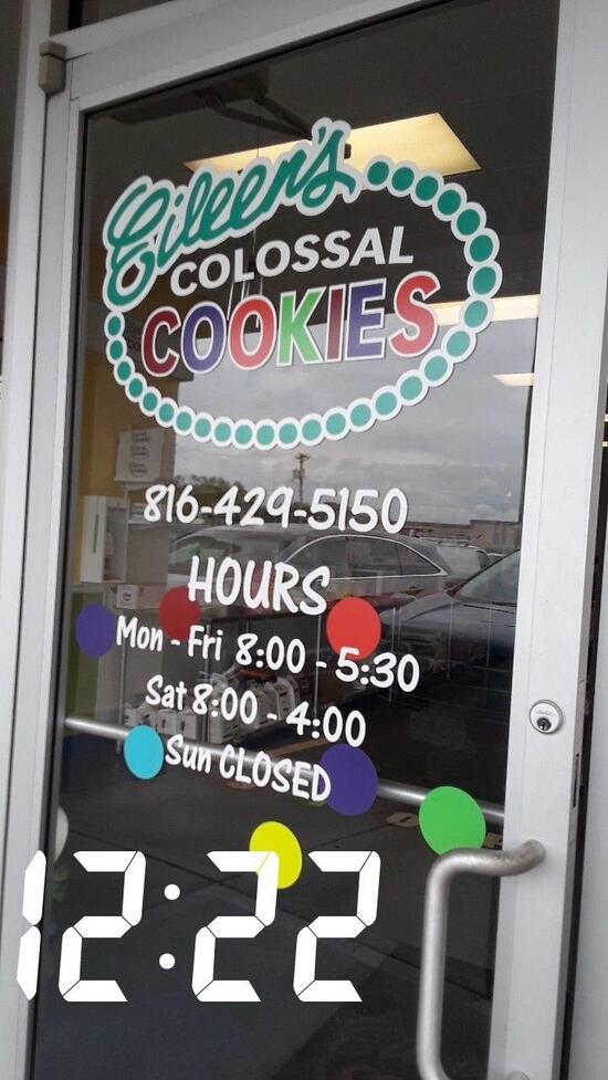 Menu at Eileen's Colossal Cookies desserts, Liberty