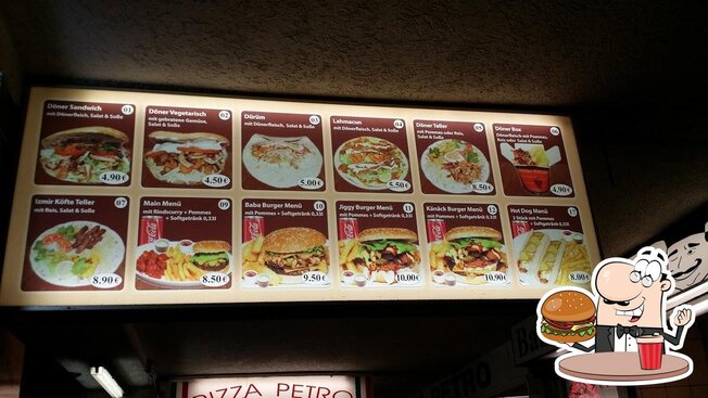 Menu at Baba Burger, Döner,Grill Haus pub & bar, Frankfurt