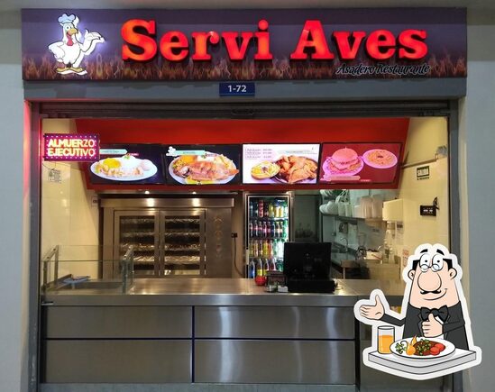 Menu at Servi Aves restaurant, Bogotá