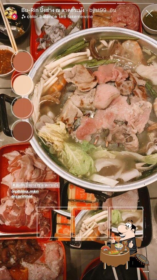 Bu-Rin, Bangkok, Lat Krabang - Menú del restaurante, precios y reseñas