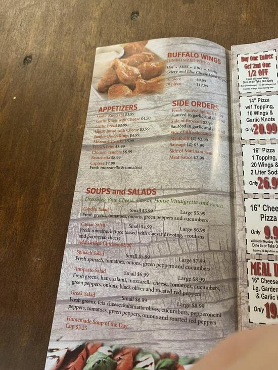 Menu at Pizza Over Yonder pizzeria, Astor, FL-40