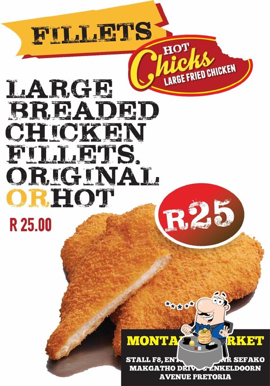 Speisekarte von Hot Chicks Large Fried Chicken Montana restaurant, Pretoria