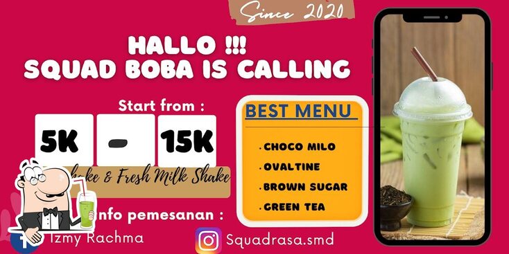Menu at kedai squad rasa, Marga Mulia