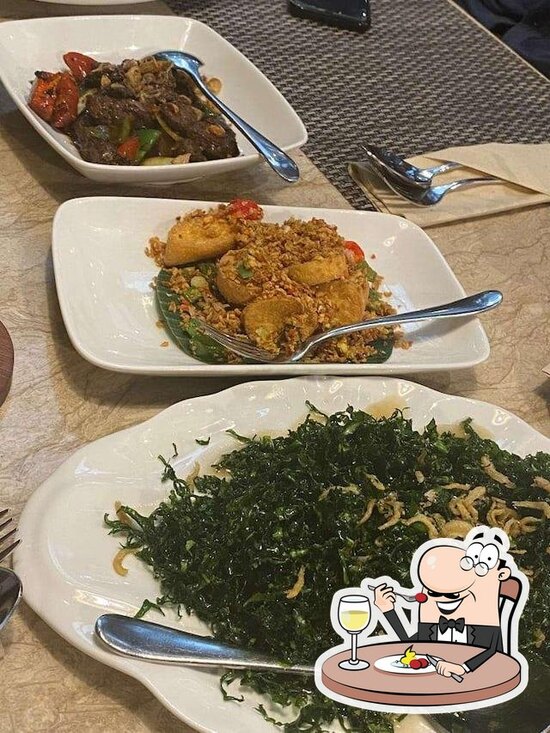 Menu at Ladang Padi restaurant, South Jakarta