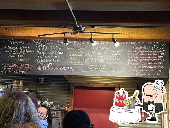 Menu at Mad Jack's Mountaintop Barbecue, Cloudcroft