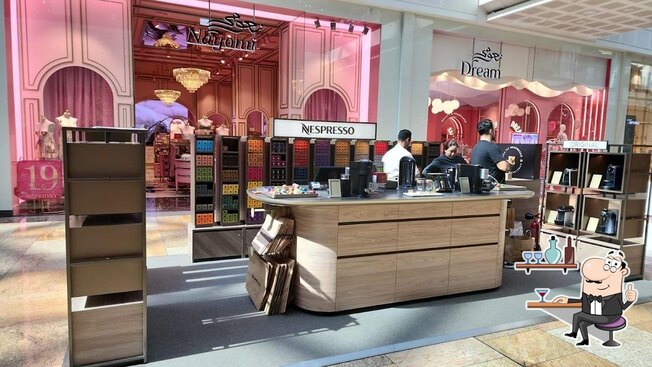 Menu at Nespresso Nano Pop Up Dubai Festival City Mall, UAE