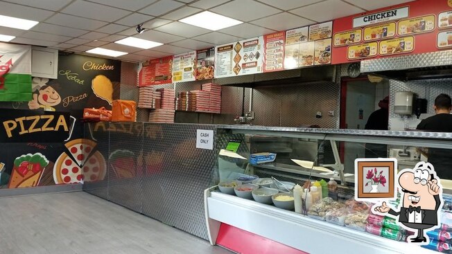 Menu at Pizza Choice pizzeria, Pentre