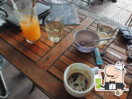 Menu at Boncha tea cafe, Da Nang