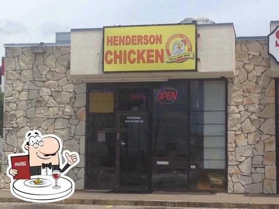 Menu at Henderson Chicken restaurant, Dallas, 4218 W Camp Wisdom Rd