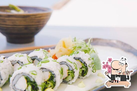 Menu at Moji Sushi, Thera
