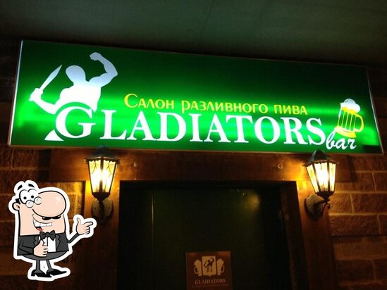 Menu au Gladiators pub et bar, Saint-Petersbourg