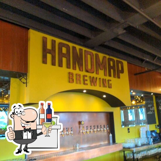 Menu at Handmap Brewing, Battle Creek