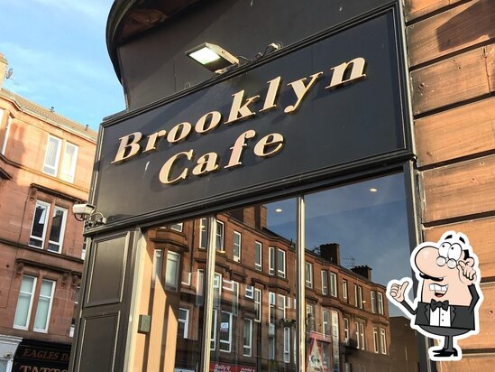 Menu at The Brooklyn Cafe., Glasgow