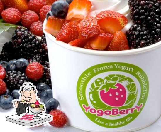 Menu at YogoBerry, El Paso, N Mesa St