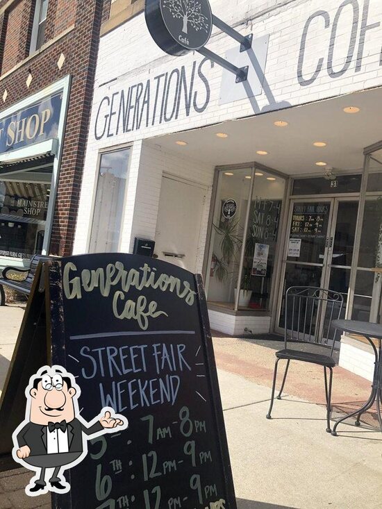 Menu at Generations Cafe, Columbiana