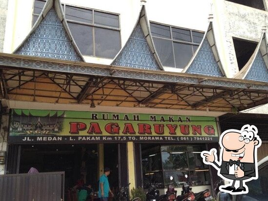 Menu at RM Pagaruyung restaurant, Bandar Labuhan, Jl. Medan - Lubuk ...