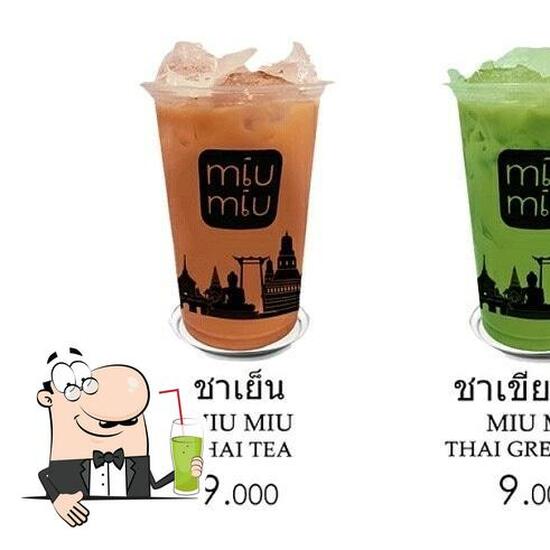 Menu at Miu Miu Thai Tea Selokan cafe, Sendangadi