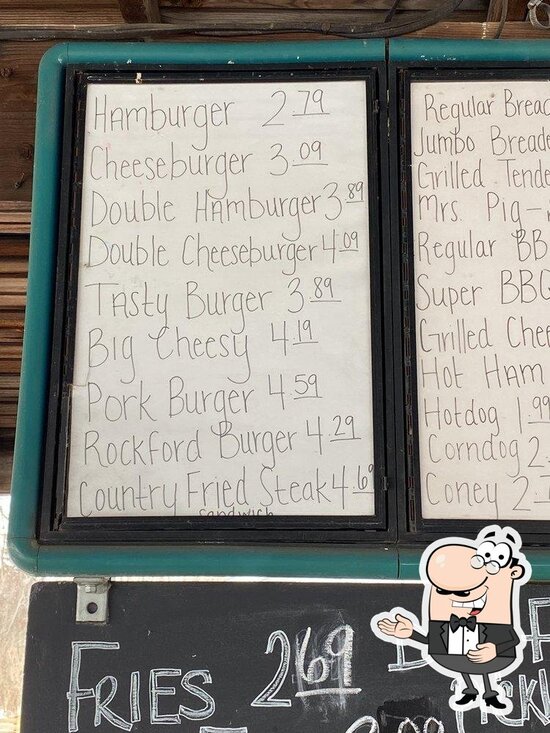 Menu at Rockford Ridge restaurant, Seymour, N Ewing St