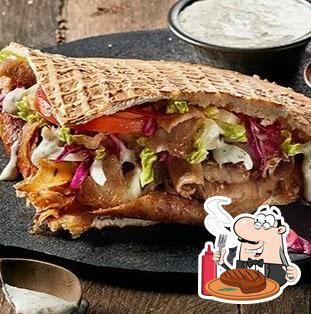Menu at German Doner Kebab restaurant, London, 220 Uxbridge Rd
