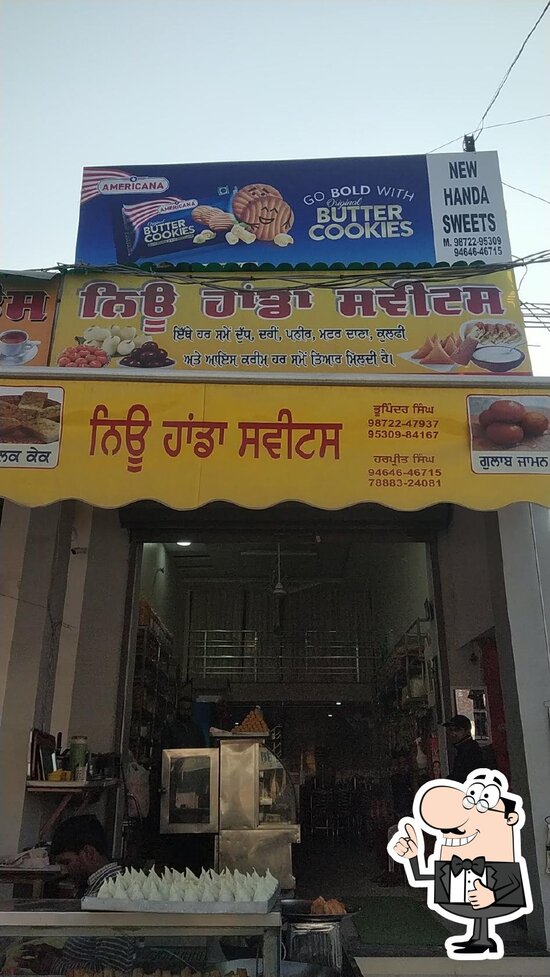 Menu at New Handa Sweets, India