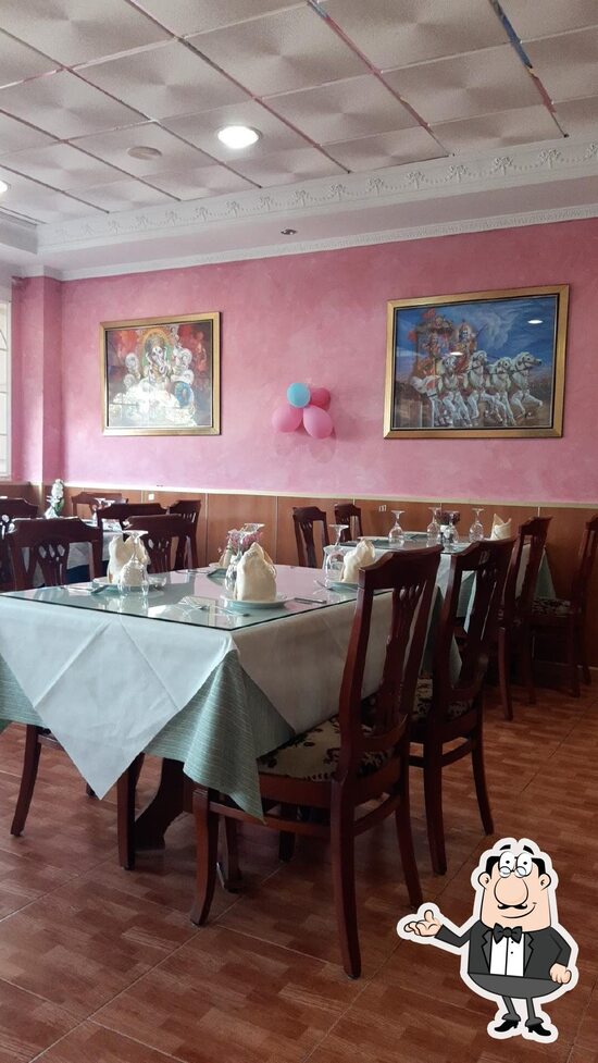 Menu at Curry palace restaurant, Turre