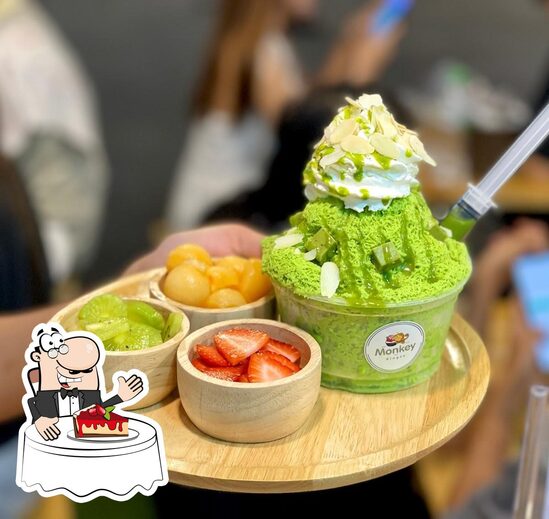 Monkey Bingsu - ตลาดนัดรถไฟศรีนครินทร์, Bangkok - Restaurant menu ...