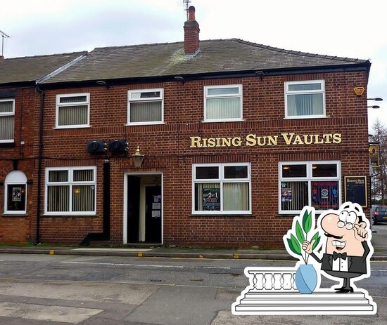 Menu at The Rising Sun Vaults pub & bar, Crewe, 130 Earle St