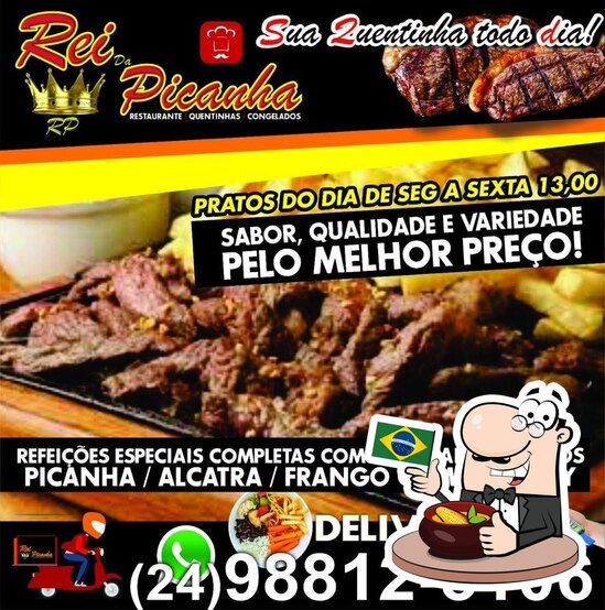 Menu em Restaurante Rei da Picanha, Três Rios