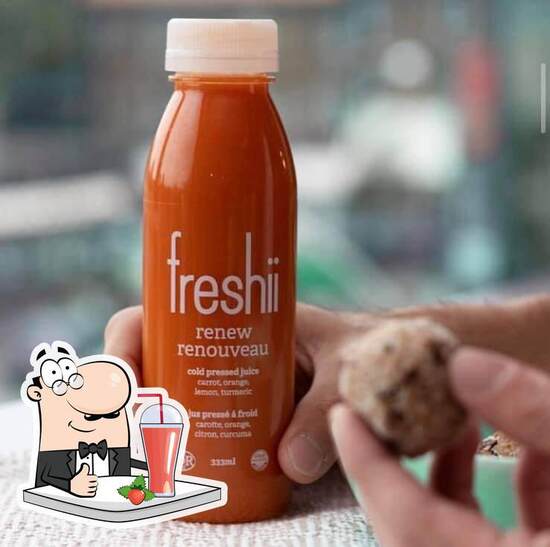 Menu at Freshii restaurant, Sydney