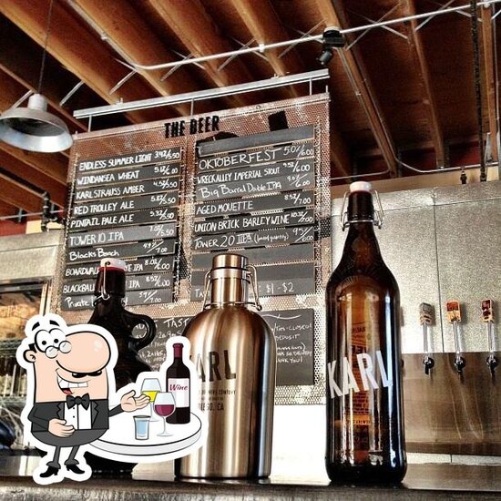 Menu at Karl Strauss Brewing Company, San Diego, Santa Fe St