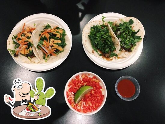 Menu at OMG Tacos restaurant, The Colony