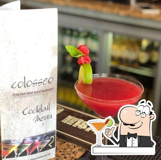 Menu at Colosseo restaurant, Birch Vale
