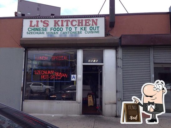 Menu at Li's Kitchen restaurant, Mount Vernon