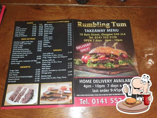 Rumbling Tum in Glasgow - Restaurant menu and reviews