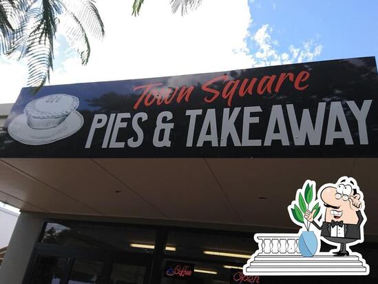 Menu at Town Square Pies & Takeaway cafe, Moranbah