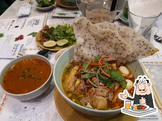 Menu at Saigon Delight restaurant, Surabaya