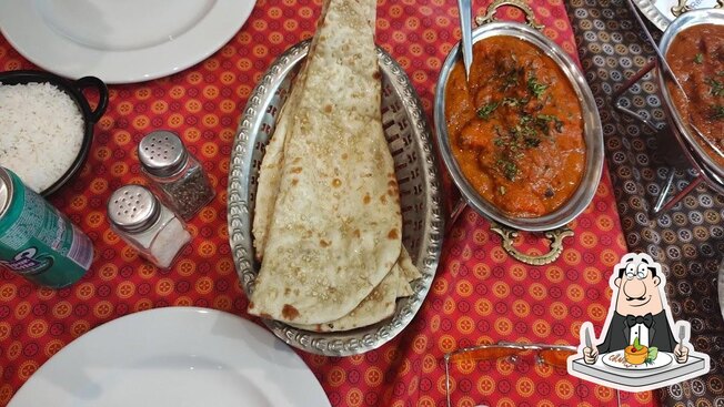 Menu at The Raj restaurant, Cape Town, Corner Main & Dido Valley Road