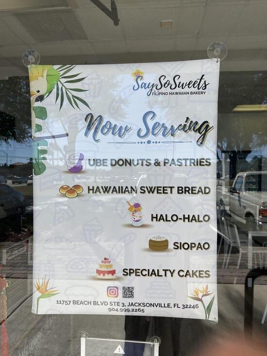 SaySoSweets Filipino and Hawaiian Cafe and Bakery in Jacksonville ...