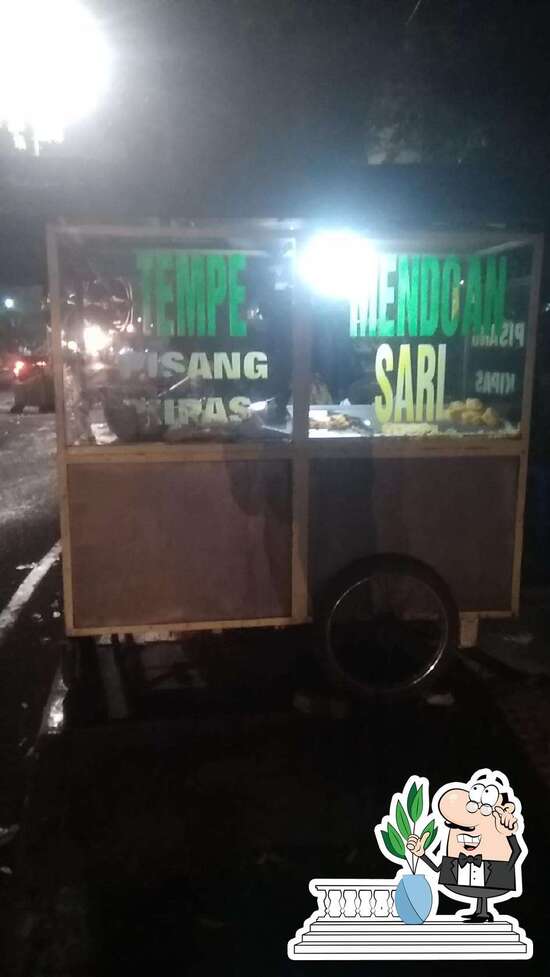 Menu at Tempe mendoan sari restaurant, Bandung