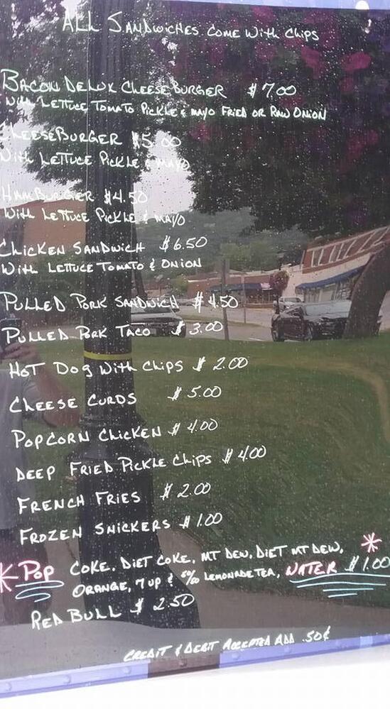 Menu at The Food Truck, Red Wing, City of Red Wing