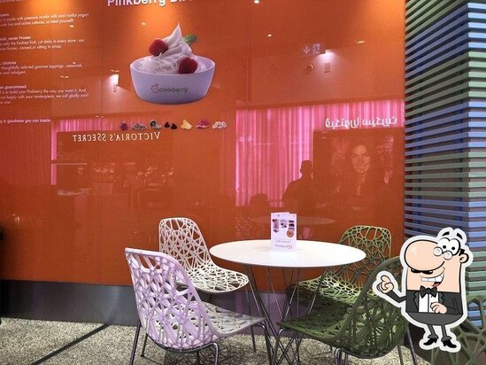 Menu at Pinkberry desserts, Abu Dhabi, Al Wahda Mall
