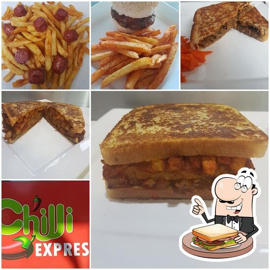 Menu au Chilli Express Halaal restaurant, Johannesburg