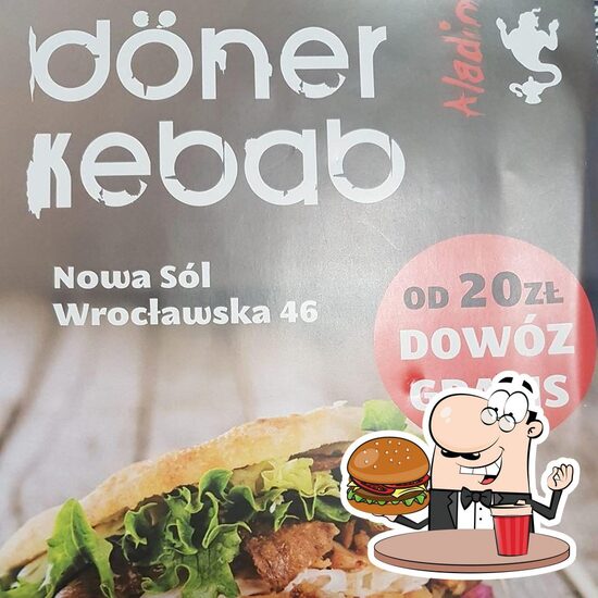 Menu at Aladin - Doner Kebab restaurant, Nowa Sol