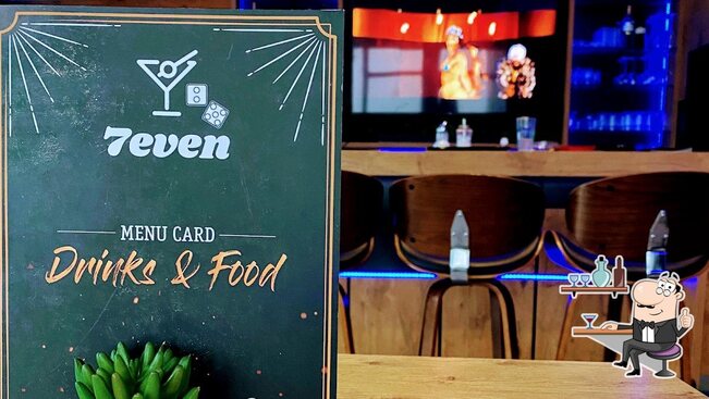 Menu at Seven Bar, Peißenberg
