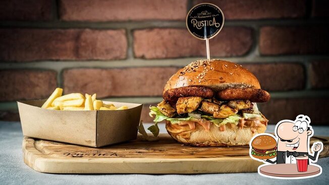 Menu at Burger Bar Rustica, Zagreb
