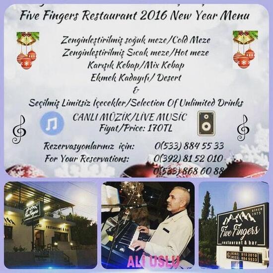 Menu at Five Fingers Restaurant & Bar, Ozankoy