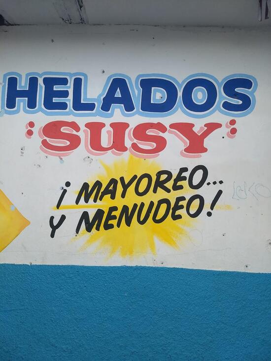 Carta del restaurante Helados "Susy", Apodaca
