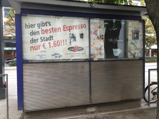 Speisekarte von Terminal Coffee & Drinks restaurant, Innsbruck