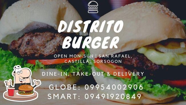 Menu at Distrito restaurant, Castilla