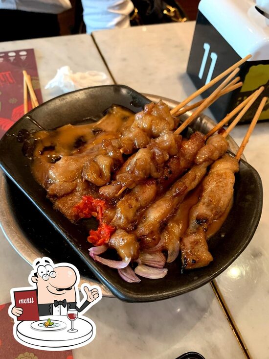 Menu at Sate Khas Senayan World Trade Center restaurant, South Jakarta